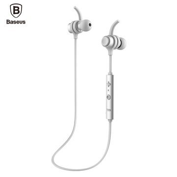Baseus B16 Bluetooth Wireless Metal Headset Avec Microphone Blanc - NKS ...