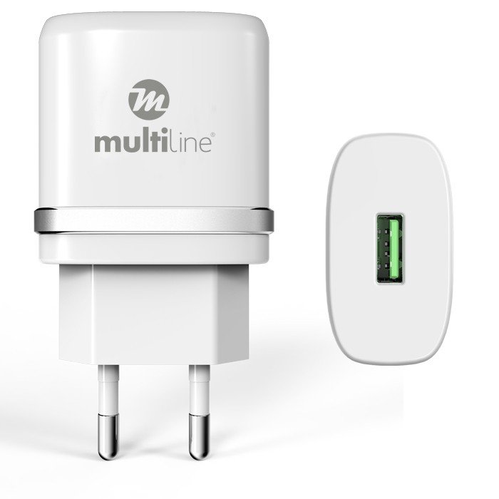 Multiline Powerkit 1A - Car + Travel Charger Incl. Lightning USB Cable ...