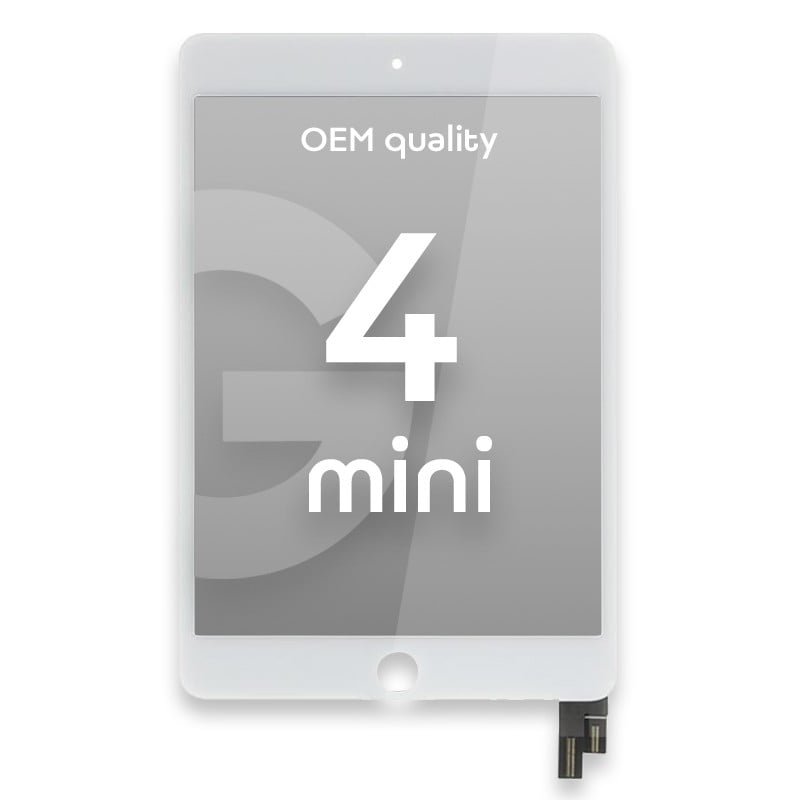 Écran LCD Et Vitre Tactile IPad Mini 4 Full OEM Blanc - NKS Center
