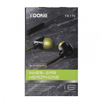 Yookie Headphones YK-170 Vert - NKS Center