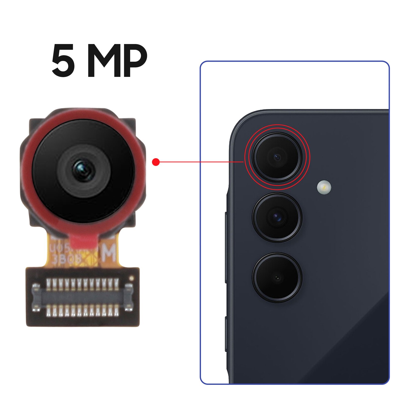 Camera Arrière Samsung Galaxy A15 4G SM-A155F/Galaxy A15 5G SM-A156B ...